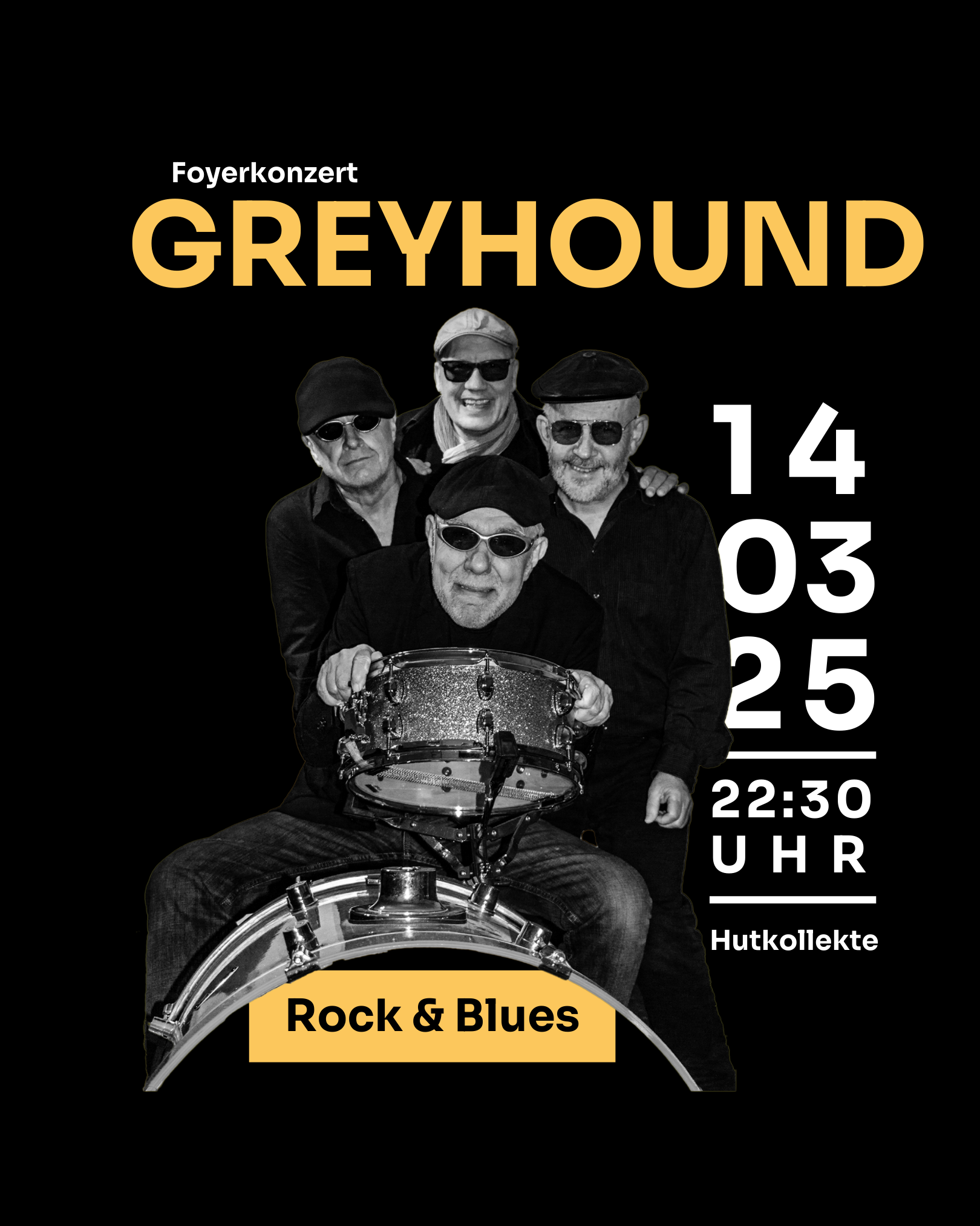 FOYERKONZERT: Greyhound 14/03/2025 - Kulturzentrum Linse